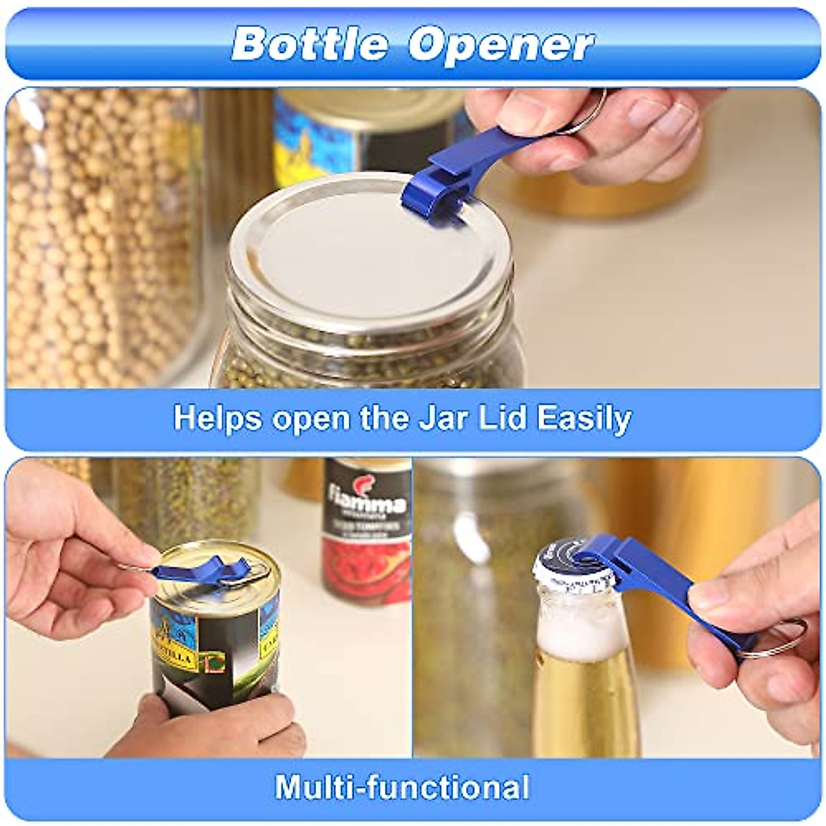 Dreyoo Jar Sealer and Accessory Hose Compatible with Foodsaver Vacuum Sealer, Vacuum Sealer Kit for Wide and Regular Mouth Canning Jars, with a Manual Portable Vacuum Pump and a Bottle Opener