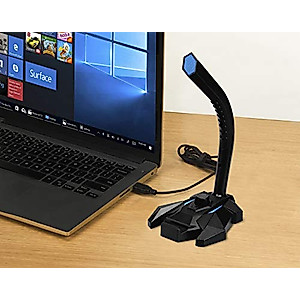 Amazon Basics USB Gaming Microphone - Blue