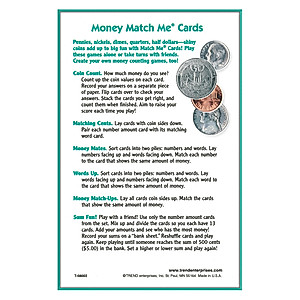 Money Match Me Cards