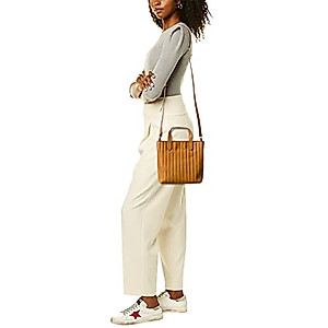 Madewell Mini Pocket Transport Tote - Bubble Pleat Golden Oak One Size