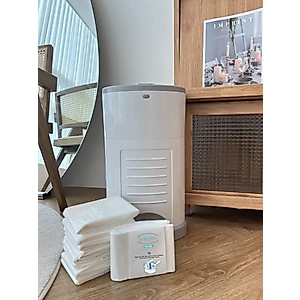 Fit for Dekor Classic Diaper Pails Refills - EZ Fill Diaper Pail Refills 10 Counts(10 Refills), White, (M700WP)