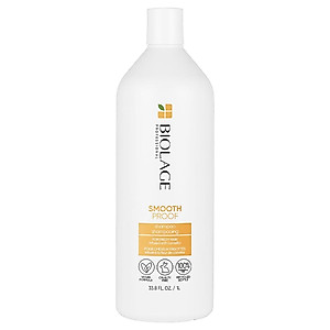 Biolage Smooth Proof Shampoo | Cleanses, Smooths & Controls Frizz | For Frizzy Hair | Paraben & Silicone-Free | Vegan​ | 33.8 Fl. Oz