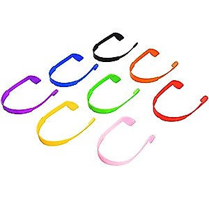 EBOOT 8 Colors Anti-slip Glasses Strap Sports Glasses Strap Holder for Kids, 8 Pieces
