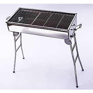 Stainless Steel Charcoal Grill Kebab BBQ Portable Mangal