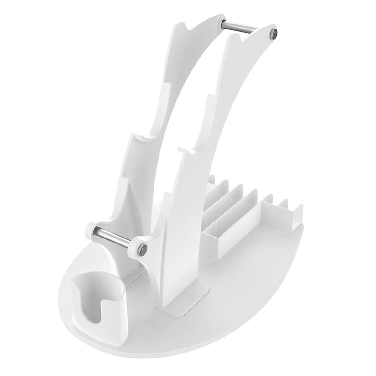 OSALADI Headphone Storage Bracket Multifunction Storage Bracket Anti- Slip Game Console Disc Headset Storage Rack Headphone Storage Shelf