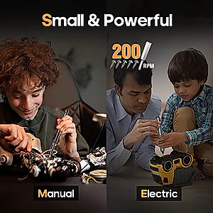 AM ARROWMAX 102 in 1 Electric Screwdriver, Cordless Precision Screwdriver Set with 96 Magnetic Bits, Red Dot, IF Winning Design, Portable Screwdriver Set for Phone Camera Watch (SES PRO PLUS) Grey