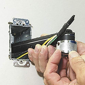 Klein Tools 56999 Conduit Locknut Wrench for 1/2-Inch and 3/4-Inch Connectors, Direct Drive Heads Rotate