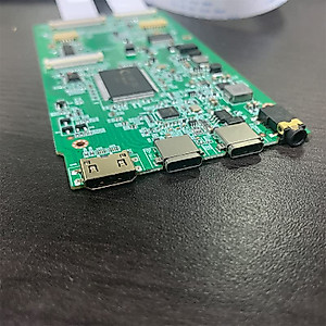 LESOWN USB Type C 12.6 inch Displays Widescreen Bar Long LCD Module 1920x515 IPS Screen Ultra Wide Monitor