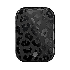 Velvet Caviar Battery Pack Compatible with MagSafe - Magnetic Portable Power Bank with USB-C Cable - Slim Pod Charger for iPhone 12 13 14 15 - Fast Charging 5000 mAh - Black Leopard