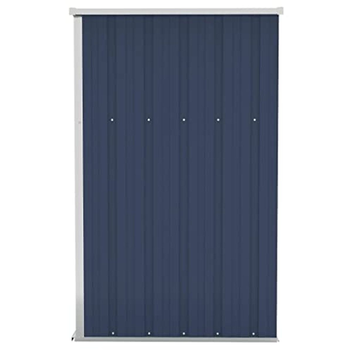 Wall-Mounted Metal Storage Shed for Outdoor, Outdoor Storage Shed with Lockable Doors, Utility Tool Shed Storage Cabinet for Garden, Backyard, Patio, Outside use, Anthracite 46.5"x39.4"x70.1" Steel