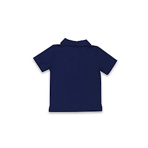 Isaac Mizrahi Loves Sesame Street Gang Elmo Baby Toddler Polo Collared Shirt (2T, Navy)