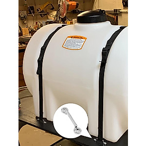 Abimars Bimini Top Strap Pad Eye Footman Loop, 12PCS 316 Stainless Steel Footman's Loop for 1in or 1 1/2in Tie Down Strap, Kayak Deck Loops, Tie Down Anchor Point