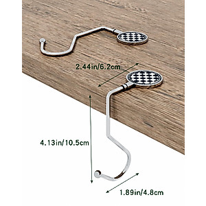 Metal Banana Hook, Balance Hook, Banana Holder for Hanging Backpack, Keys or Fashion Wallet Hook - Great for Kitchen Dorm Bedroom and Tabletop, Easy to Hang and Store