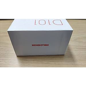 Label Maker Machine with Tape NIIMBOT D101 Label Printer 0.5 to 1 Inch Wide Wireless Connection Multiple Templates Available for Phone Pad Easy to Use Office Home Organization USB Rechargeable