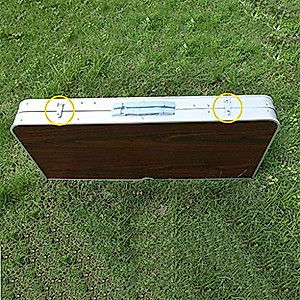 LIRUXUN Folding Table Portable Outdoor Folding Tables Slim Lightweight Small Family Table Suitable for Fishing，Picnic，Camping and Trave