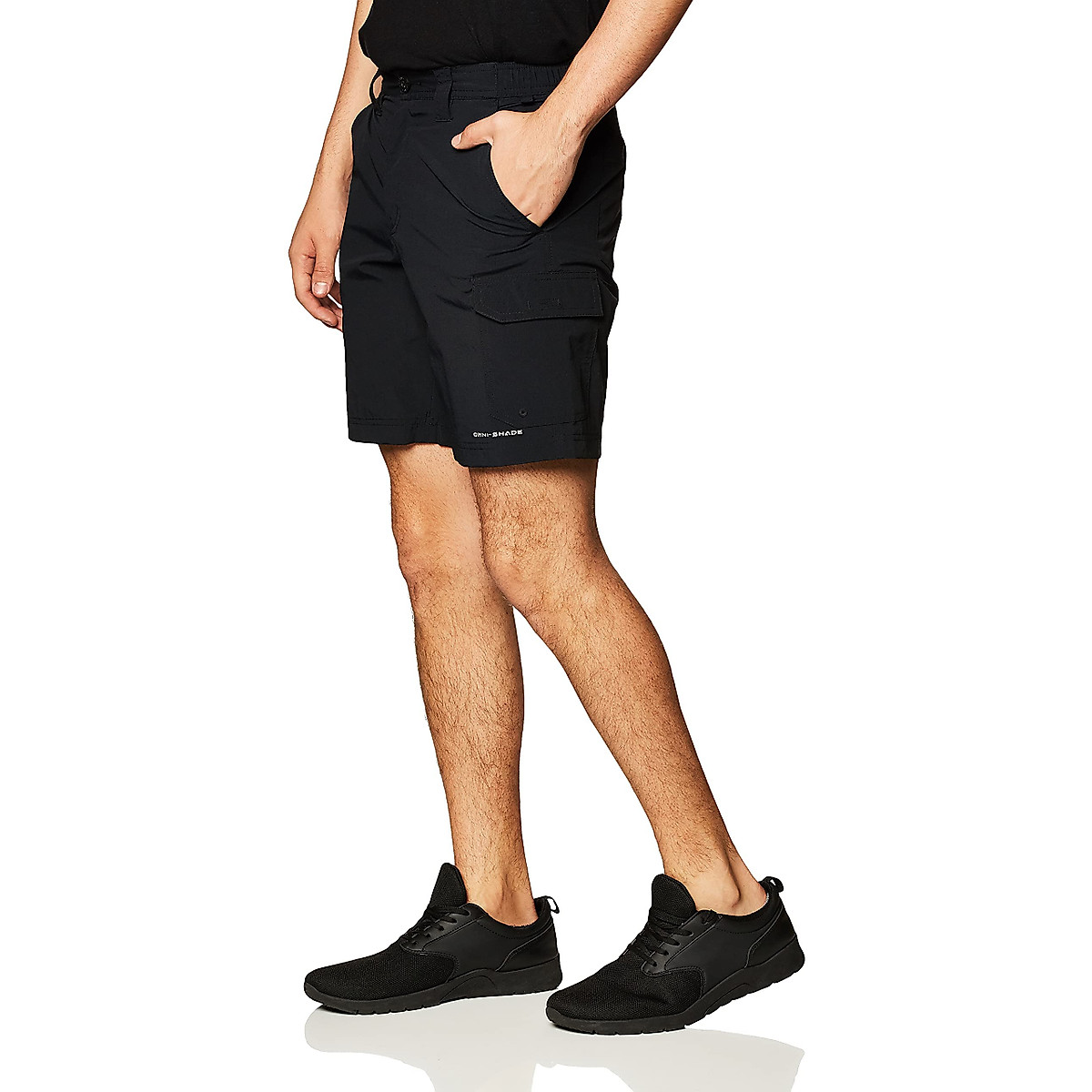 Columbia Men's PFG Blood and Guts III Short, Stain Repellant, Sun Protection, Black, 40