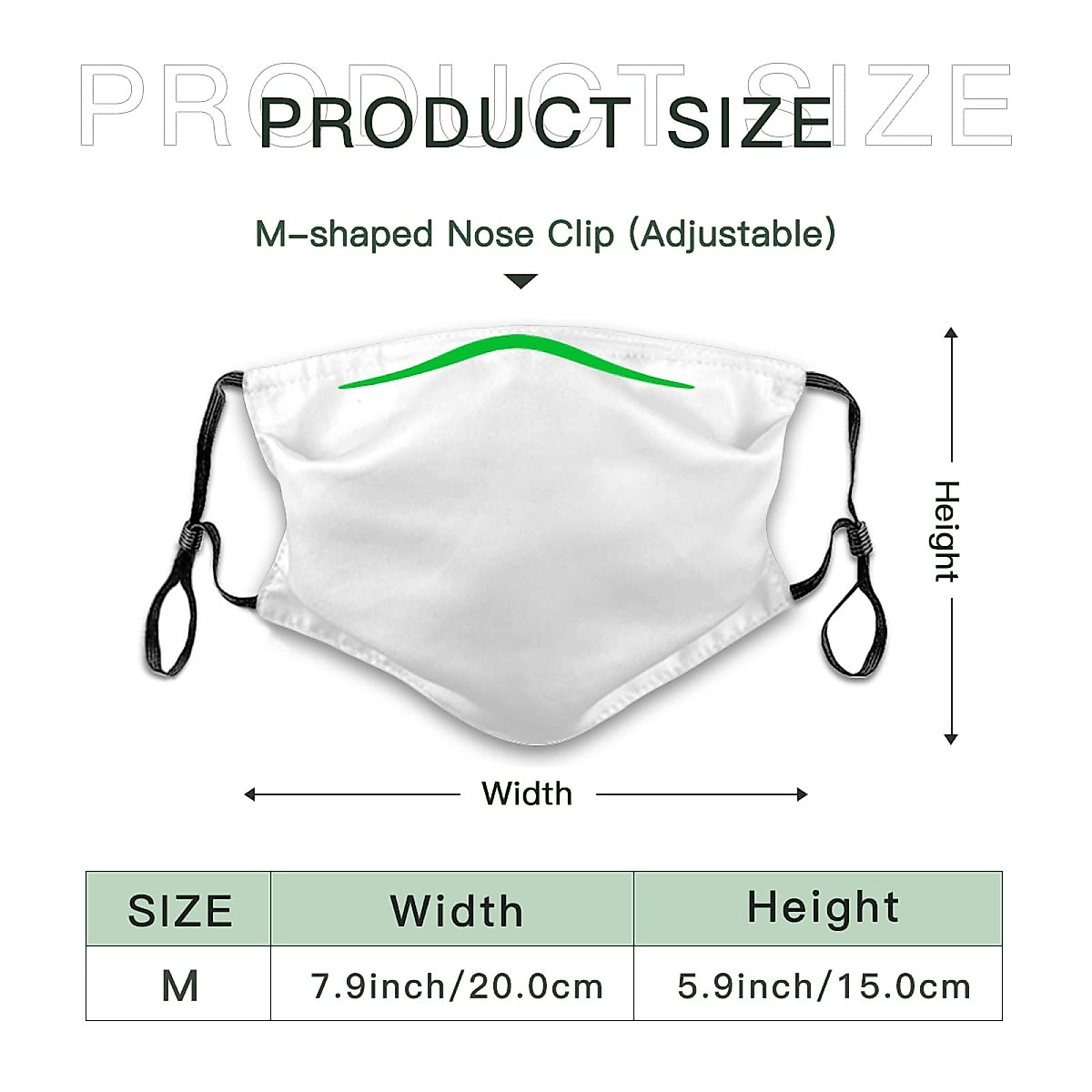 SARNFANS African Reusable Face Masks with adjustment Earloop,Local Women with Dresses,Protection 5-ply Breathable Face Masks for Adult,Black and White