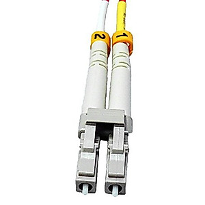 1 Meter Multimode Duplex Fiber Optic Cable (62.5/125) - LC to LC - Orange