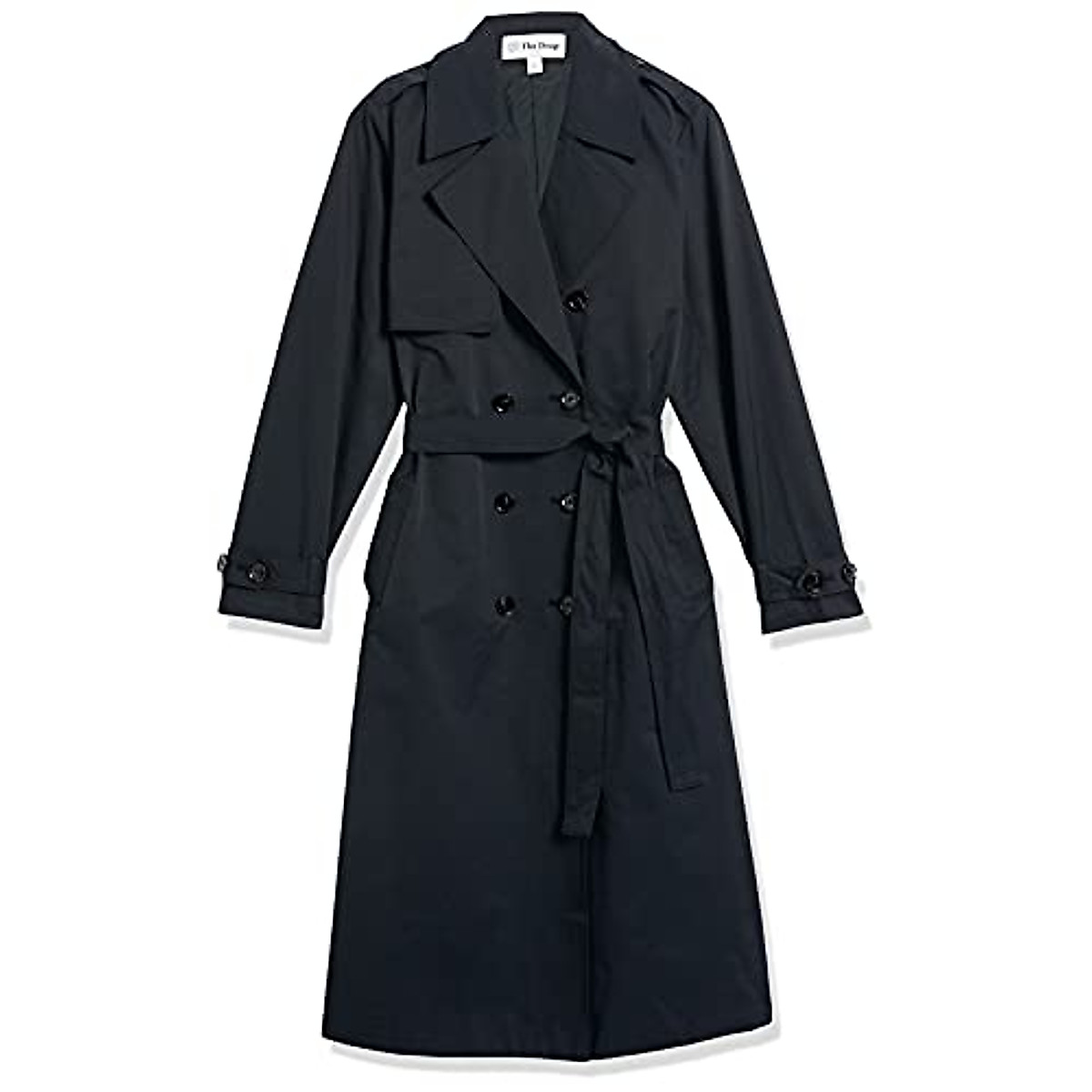 The Drop Women's Noa Trench Coat, Black, S
