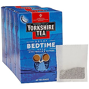 Yorkshire Tea Bedtime Brew Tea Bags, Pack of 4 (total of 160 tea bags)