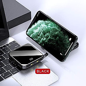 OYEALEX Power Bank Portable, 10000mAh Portable Power Charger, Ultra-Slim Mini Lightest Power Bank, with 2 USB Ports 2.1A Output Fast Charging, Compatible with iPhone iPad Android Samsung Galaxy More