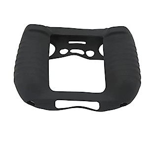 Silicone Cover for Drone Controller, Nonslip Texture for Drone Controller, Silicone Protective Case Reinforcing Rib Design Antidrop Dustproof for (Black)
