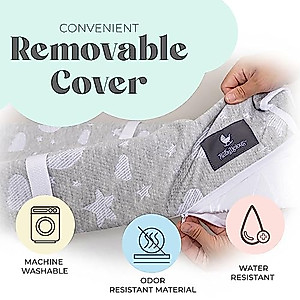 Waterproof Baby Changing Pad | Contoured Non Slip Infant Table Topper Changer Mat with Security Straps for Changing Table | Cozy Breathable Washable Diaper Change Table Pad for Babies by Babylicious