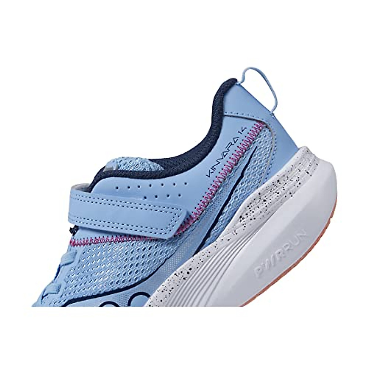 Saucony Kinvara 14 Alternative Closure Sneaker, Light Blue, 3 US Unisex Big Kid