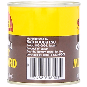 S&B Oriental Hot Mustard Powder, 3-Ounce