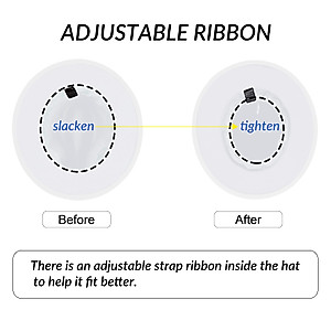 KUJUHA Fedora Hats for Mens/Womens Felt FedoraHats Two Tone Wide Brim Fedora Hats Rancher Hat White