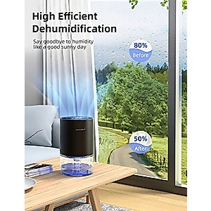 Dehumidifiers for Home, 25oz Dehumidifier Small Dehumidifiers for Room 285sq.ft with Auto-off, Ultra-Quiet Energy Saving Mini Dehumidifiers for Bedroom Bathroom Closet Desktop Office RV