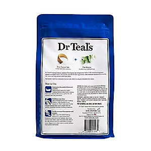 Dr Teal's Pure Epsom Salt Bath Variety Gift Set (2 Pack, 3lb Ea.) - Relax & Relief Eucalyptus & Spearmint, Glow & Radiance Vitamin C & Citrus - Essential Oils Soothe The Mind, Alleviated Daily Stress