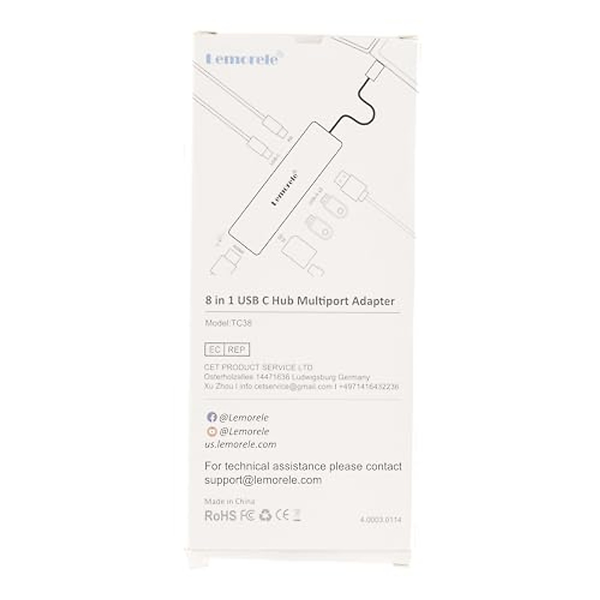 USB C Hub USB C to HDMI MultiPort Adapter for MacBook Pro, 7 in 1 Dongle with 4K HDMI/100W PD/USB3.0&2.0/SD/TF Card Reader Compatible for MacBook Air,iPad Pro,Surface,Chromebook,XPS,Acer,S23