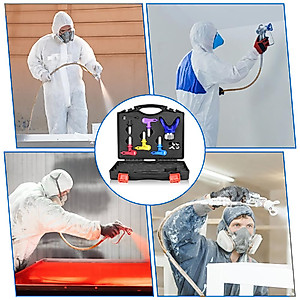 6Pcs Reversible Spray Nozzle Tips,Airless Spray Tips,Airless Spray Gun Nozzle,Tip Guard and Airless Spray Tip Organizer. (211,313,415,517,623)