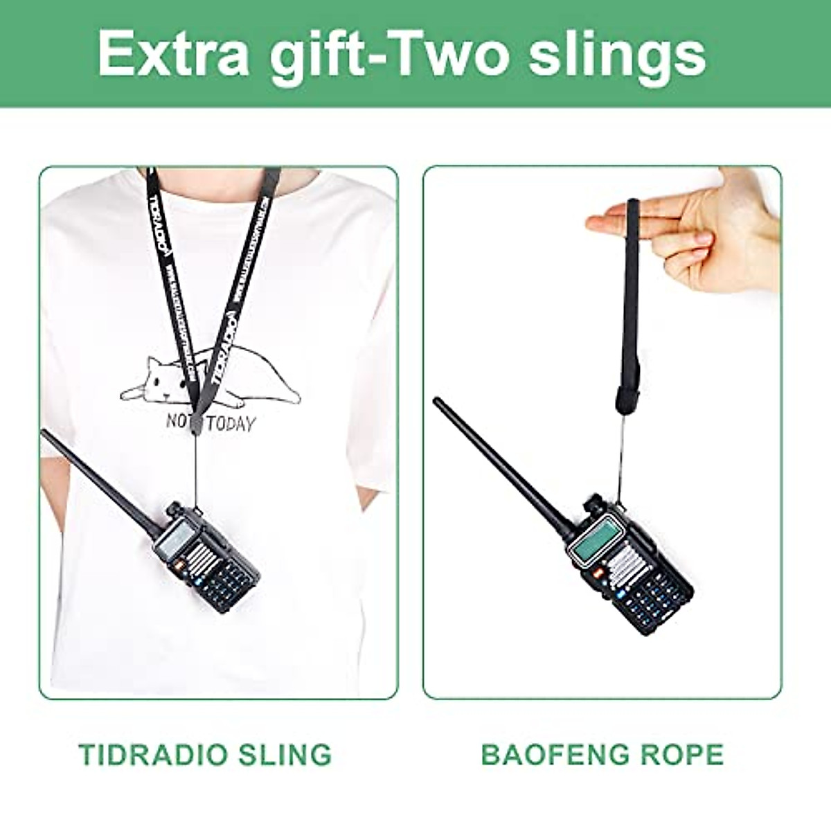 BaoFeng Radio (Upgraded from BaoFeng UV-5R) 8Watt Ham Radio Handheld Supported Phone Program with 771 Long Antenna Wireless Programmer Dual Band Walkie Talkies Two Way Radio Includes Full Kit