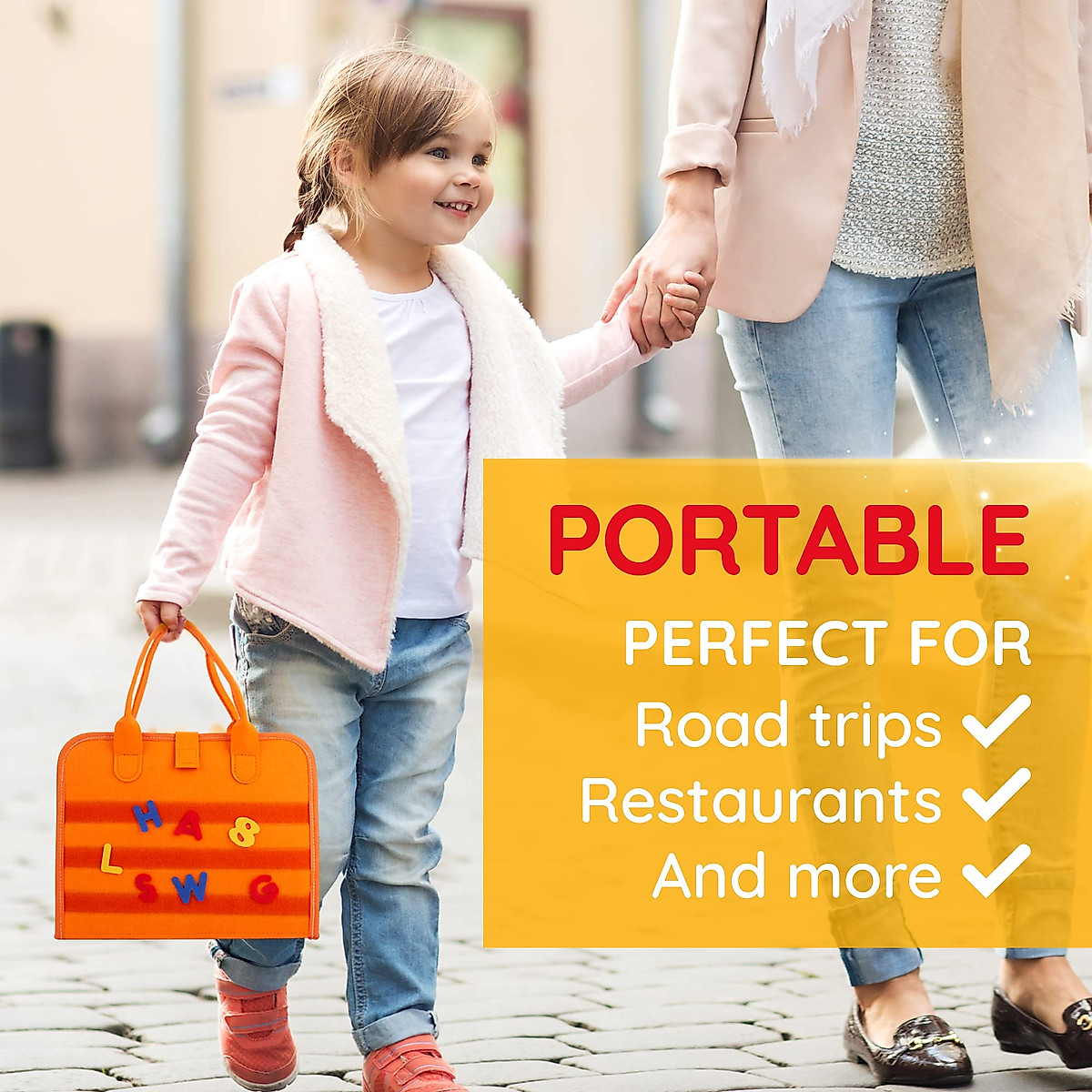 Baby Busy Board Montessori Toys for Kids - Baby Sensory Toys for Toddlers - Toddler Busy Board for 3+ Year Old - Baby Sensory Board Learning Toys Gift for 3+ Year Old Boys & Girls