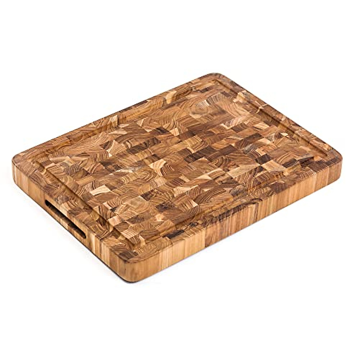 TeakHaus 17 x 12 Inch End Grain Butcher Block Cutting Board