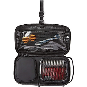 NOMATIC Toiletry Bag - Water Resistant Storage Case for Shaving Kit, Makeup, Toiletries - Mini Hanging Toiletry Bag for Men and Women (Small V2, Black)