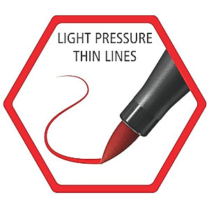 STABILO Premium Fibre-Tip Pen Pen 68 brush - Tin of 25-19 assorted colours