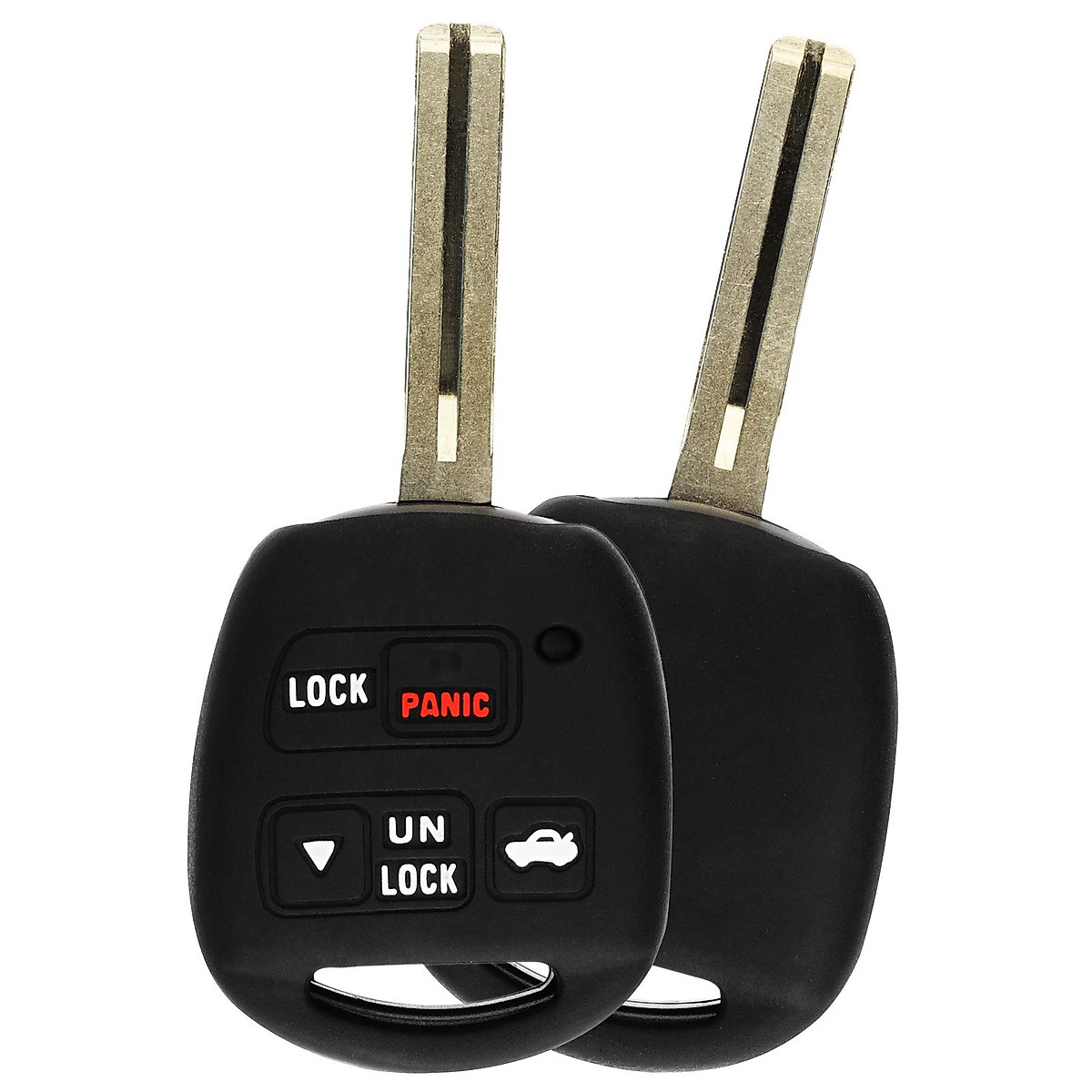 KeyGuardz Keyless Entry Remote Car Smart Key Fob Outer Shell Cover Soft Rubber Case for HYQ1512V HYQ12BBT