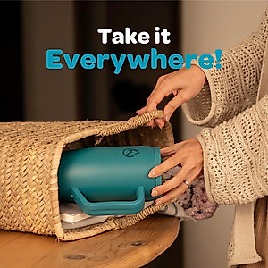 Hydracy Soulmate 40oz Tumbler with Handle and Flip Straw - 100% Leakproof Reusable Insulated Cup with Stainless Steel Straw - Cupholder Friendly Rubber Base Travel Mug - Gifts for Women & Men