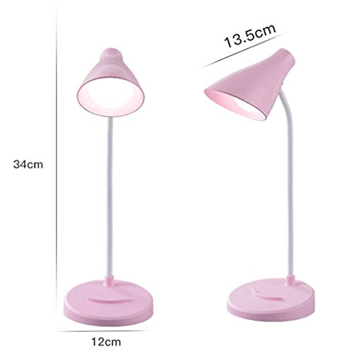 Useful LED Table Lamp Desk Lamps with 3 Lighting Modes Chargeable Dimmable Modern Bedside Nightstand Lamp for Reading Bedroom Office Desk lamp (Color : Green)