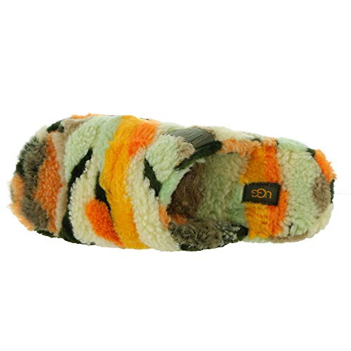 UGG Men's Fluff You CALI Collage Slipper, Olive, 9