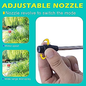 JETASU electric sprayer, garden sprayer you may never have seen, Cola bottle for direct use, USB fast charging with adjustable spout for gardening, Yard, Cleaning