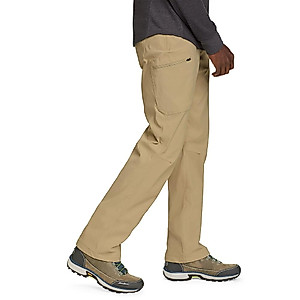 Eddie Bauer Men's Rainier Lined Pants, Light Khaki, 38W x 32L, Hiking Pants