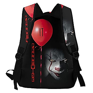 Kuellina Horror Movie Lightweight Casual Unisex Backpack, Classic Large Capacity Casual Travel Backpack One Size 10779 10779