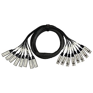KIRLIN Cable MT-815-5M 5-Meter 8-Channel Multi-Track Snake Cable XLR Male to XLR Female