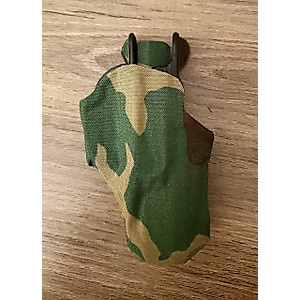 Dangerfield Arms TackGear Wrap 8" x 12" MultiCam Cordura Camouflage Adhesive Wrap 500 Denier adhesive back for kydex and other items (Woodland Camo M81)