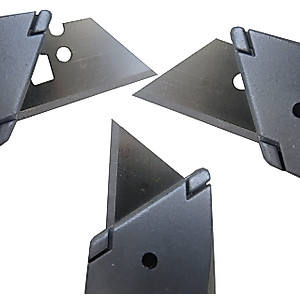 ALLWAY DWK Soft-Grip Fixed Blade Knife with 3 Blades