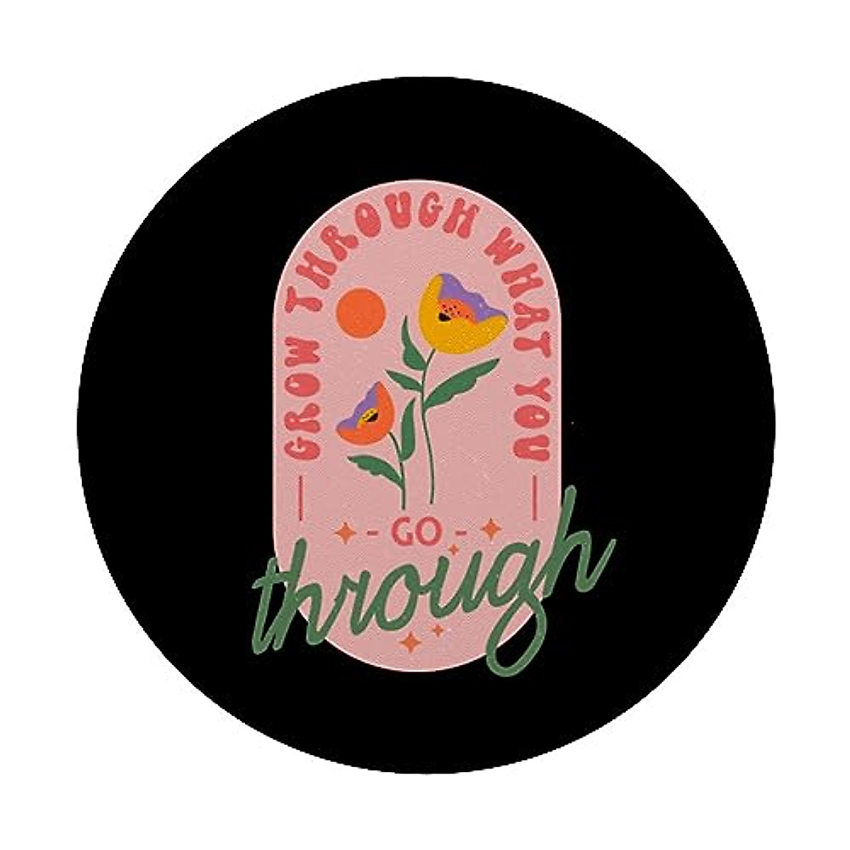 Retro Vintage Trendy Funky Hippie 60s 70s Aesthetic PopSockets Standard PopGrip